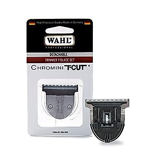 Wahl Professional - Quick Detachable Trimmer T-Blade #41854-7220 for the Chromini T-Cut Trimmer for Professional Barbers and Stylists
