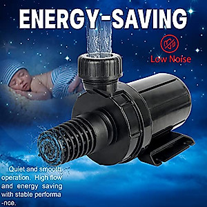 WaterRebirth (PC3000,3000GPH) High Flow Submersible Water Pump-Home/Inline Water Pump-Submersible Pump-Water Transfer Pump-Aquarium Pump