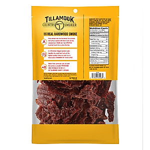 Tillamook Country Smoker Zero Sugar Original Keto Friendly Beef Jerky, 6.5 Ounce (Pack of 2)