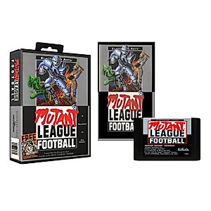 Mutant League Football (Sega Genesis/Megadrive) - Reproduction Video Game Cartridge with Case and Manual