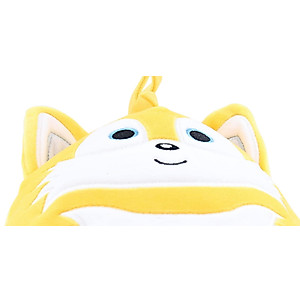 Squishmallows Kellytoy SEGA Sonic, Knuckles, Tails, Shadow Plush Toy (7'' Sonic The Tails),Blue (sqgq00011)