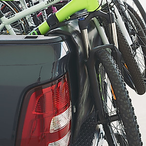 CyclingDeal Tailgate Bike Pads - 52" Wide - Bicycle Rack Cover for Pickup Truck - Truck Bed Car MTB Carrier - Great for Mountain Bikes - Size S (5 Bikes)