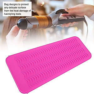 Silicone Hair Straightener Heat Resistant Cover Hair Hair Curler Heat For Hair Straightener Hair Curler Hair Perms, Relaxers & Texturizers Hair Curler