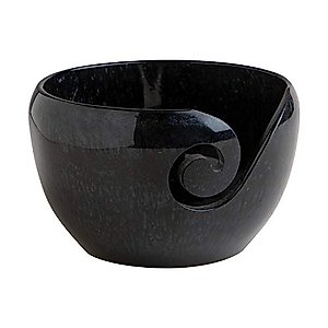 Knit Picks Black Resin Yarn Bowl