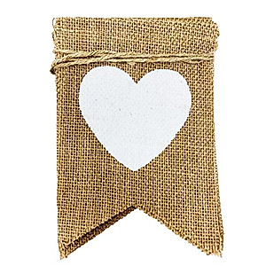 Shimmer Anna Shine Bride To Be Burlap Banner and Hearts Burlap Banner for Bridal Shower, Bachelorette, Engagement and Wedding Party Decorations