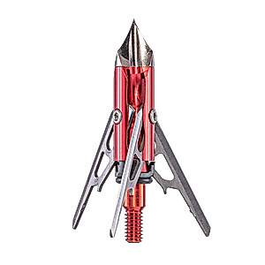 Rage 3 Blade Chisel Tip SC Mechanical Broadhead, 100 Grain, 1.6" Cut - 3 Pack