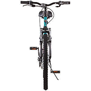 TITAN Trail 21-speed Suspension Women's Mountain Bike, 17-Inch Frame, Black and Teal