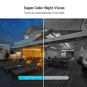 blurams Outdoor Security Camera, 2K Outdoor Camera w/Smart Human Detection, Color Night Vision, IP66 Weatherproof, Metal Shell, 2-Way Audio, Cloud/Local Storage, Compatible with Alexa