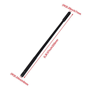 Yibuy Plastic Piccolo Cleaning Rod Piccolo Clean Tool for Musical Part