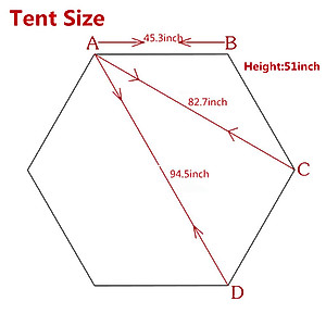 Toxz Tent for Camping 3-4 Person Lightweight Backpacking Outdoor Tent with Carrying Bag,Waterproof Ventilation Anti-UV,Easy Setup(Ship from US!)