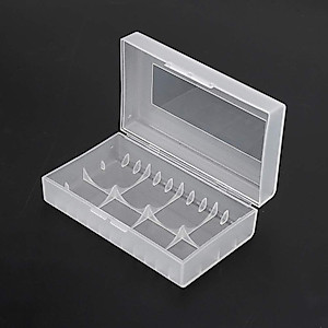 FOSA 2PCS 20700/ Battery Box Container Solid Waterproof Battery Storage Box Battery Portector Cover for Battery