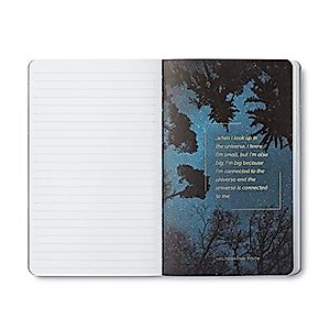 Compendium Softcover Journal - Look to the Stars – A Write Now Journal with 128 Lined Pages, 5”W x 8”H