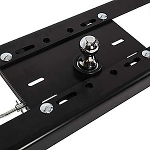 ECOTRIC Complete Gooseneck Trailer Hitch Kit Compatible with 2003-2012 Dodge RAM 1500 2500 3500 30000 LBS Black