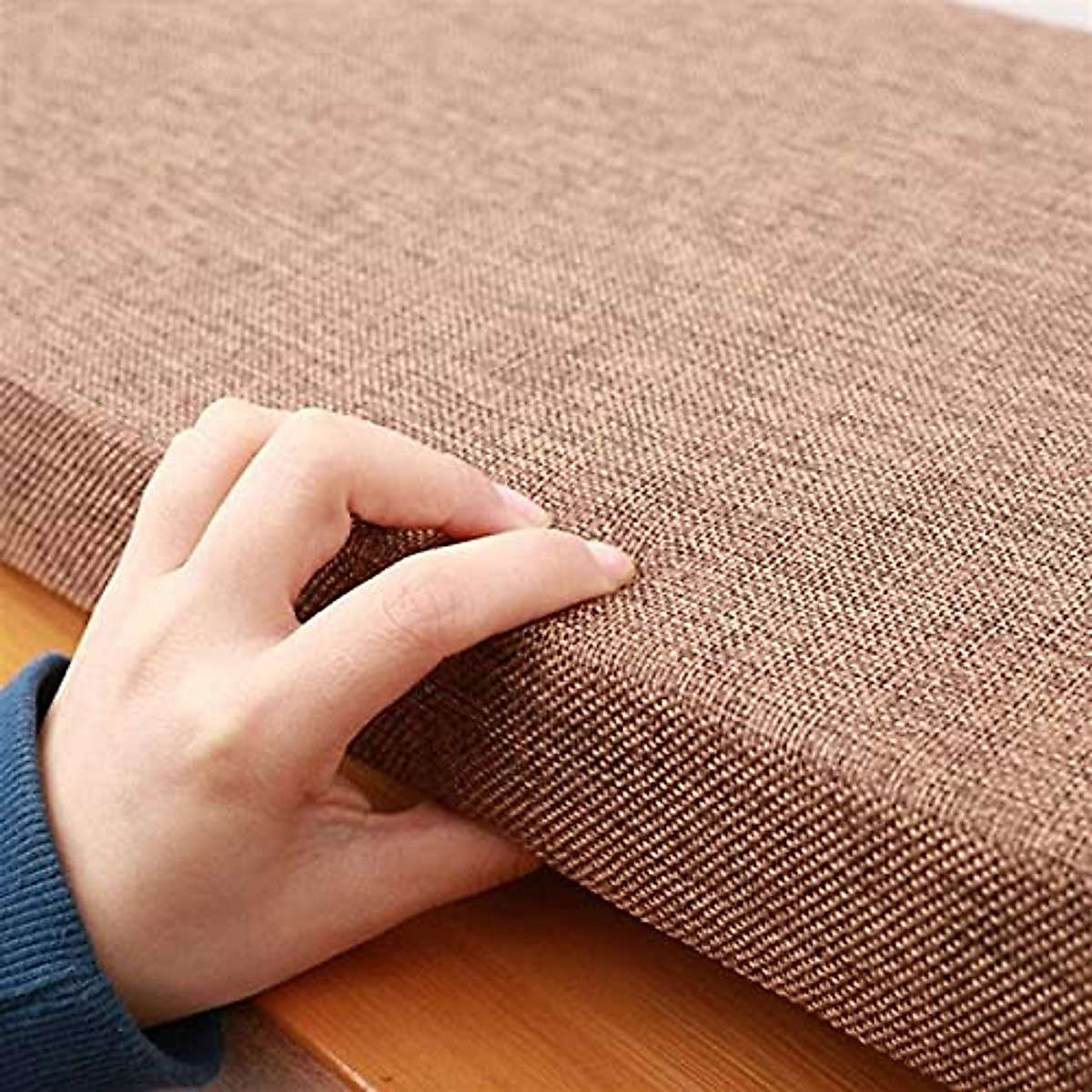 llibnn 2-Tier Bamboo Shoe Bench Holder with Seat Cushion Heavy Duty Shoe Storage Organizer with Drawer for Closet Entryway Hallway (Size : 70cm) (Size : 70cm)