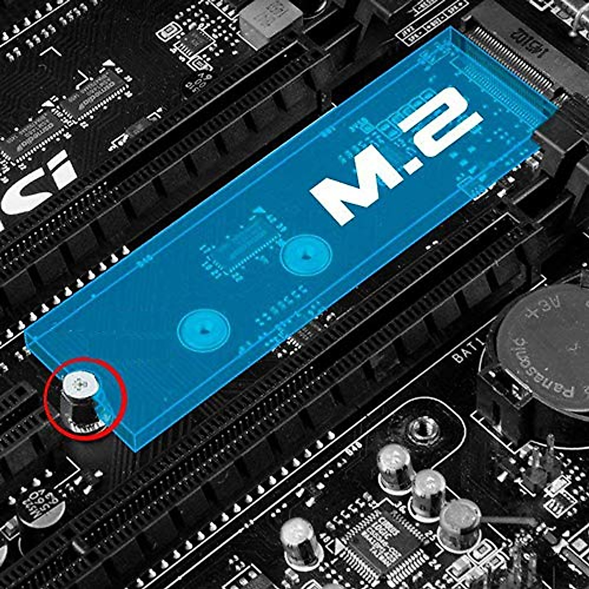 SGTKJSJS M.2 Screw Kit,NVMe Screw m.2 SSD Mounting Kit，Compatible ASUS Motherboard