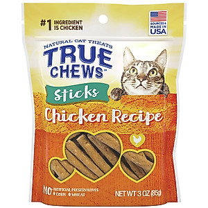 Blue Buffalo True Chews Sticks Natural Cat Treats, Chicken 3 oz bag