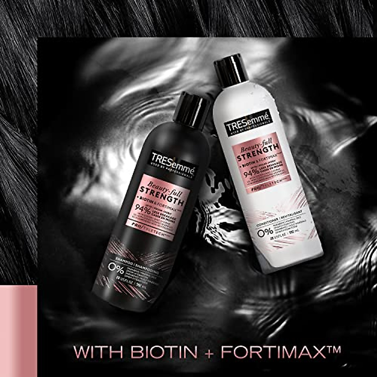 TRESemmé Beauty-Full Strength Shampoo for Fine Hair Formulated With Pro Style Technology 20 oz