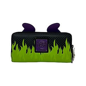 Loungefly Pop Disney Maleficent Dragon Cosplay Ziparound Wallet