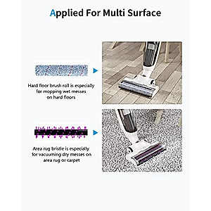 Ecowell WCVP02 Shop Wet Dry Vacuum Cleaner and Mop, 8.6 Pounds, White