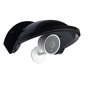 Universal Sunshade Rainshade Camera Cover Shield for Outdoor Nest/Nest IQ Camera - Black