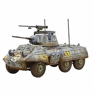 Bolt Action American M8/M20 Greyhound Scout Car 1:56 WWII Military Wargaming Plastic Model Kit