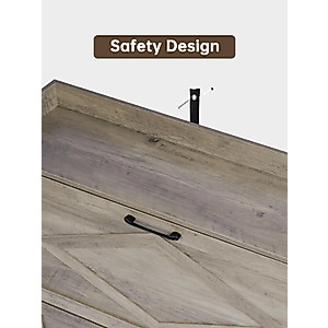 OtterOasis Shoe Storage Cabinet with 2 Flip Drawers, Farmhouse Narrow Shoe Cabinet for Entryway, Slim Shoe Organizer Cabinet with Wood Legs, Washed Gray