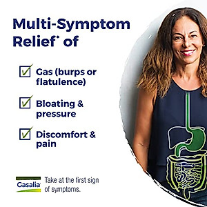 Boiron Gasalia On The Go for Relief from Gas Pressure, Abdominal Pain, Bloating, and Discomfort - 2 Count (160 Pellets)