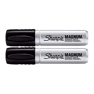 Sharpie Pro Magnum Permanent Marker (2 Pack) New Version