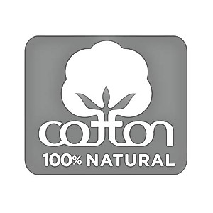 Bacati Football Brown/Grey Muslin Quilted Changing Pad Cover