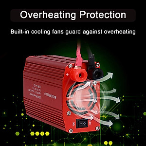 MASCARELLO 300w Car Power Inverter DC 12V to 110V AC Converter with AC Outlet and 5V/3.1A USB Car Charger for iPhone Laptop Notebook Camping(with Clip)