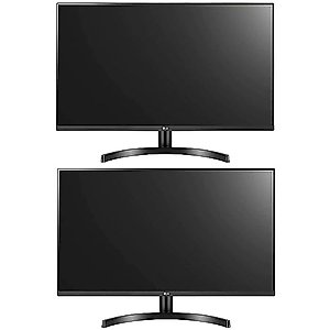LG 27QN600-B 27 inch QHD 2560x1440 IPS Monitor with AMD FreeSync, HDR10 2 Pack