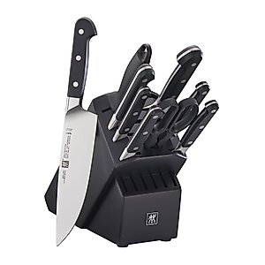 ZWILLING Pro 10-pc Knife Block Set - Black