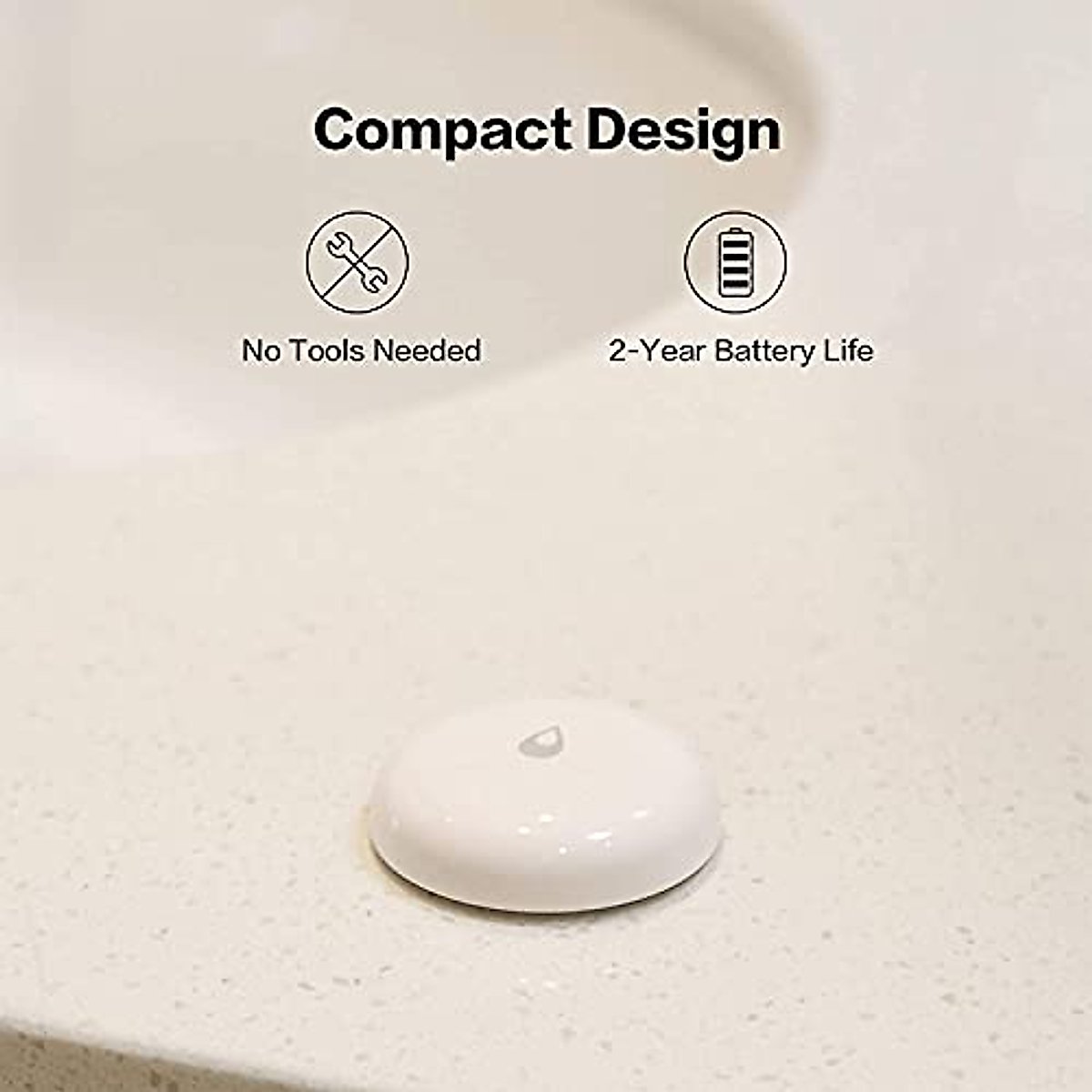 Aqara 2K Security Indoor Camera Hub G3 Plus Aqara Water Leak Sensor, AI Facial and Gesture Recognition, Infrared Remote Control, 360° Viewing Angle via Pan and Tilt