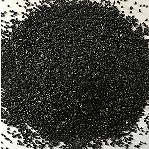 1 LB Gorgeous Aquarium Decoration - Aquarium Black Bottom Sand - Succulents Pavement