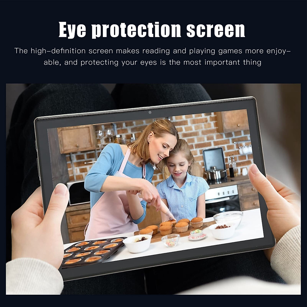 ASHATA P10 10 inch Tablet for Android 11, 8 Core CPU, 2.4G 5G WiFi, 6GB RAM 256GB ROM, Built in 128G Memory Card, 5MP 13MP Camera, 4G Net Tablet Talkable for Kids, 7000mAh