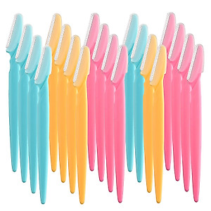 FEPITO Eyebrow Razor Shaper Shavers Trimmers for Women and Men Face Hair Removers Multipurpose Exfoliating Face Razor