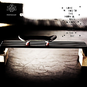 NOAHWOOD Fingerboards PRO Handmade X-Sport Wheels(No CNC)(PRO Bearing 4Pcs/Set) (White, II)