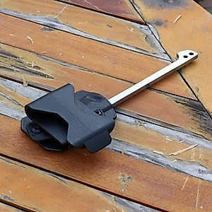 4PCS Rotatable Pocket Clip with 8 Sets Screws Fit for K Sheath Knife Case, Nylon Deep Carry Belt Clip DIY Replacement