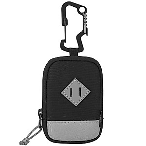 2nd Childhood AirTag Wallet - Minimalist Wallet for Men, Women, Card Holder Slots and Carabiner Clip Keychain