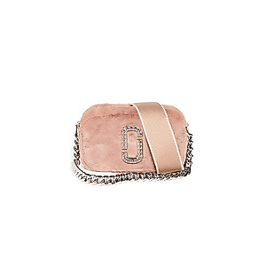Marc Jacobs Women's The Plush Snapshot, Black, One Size