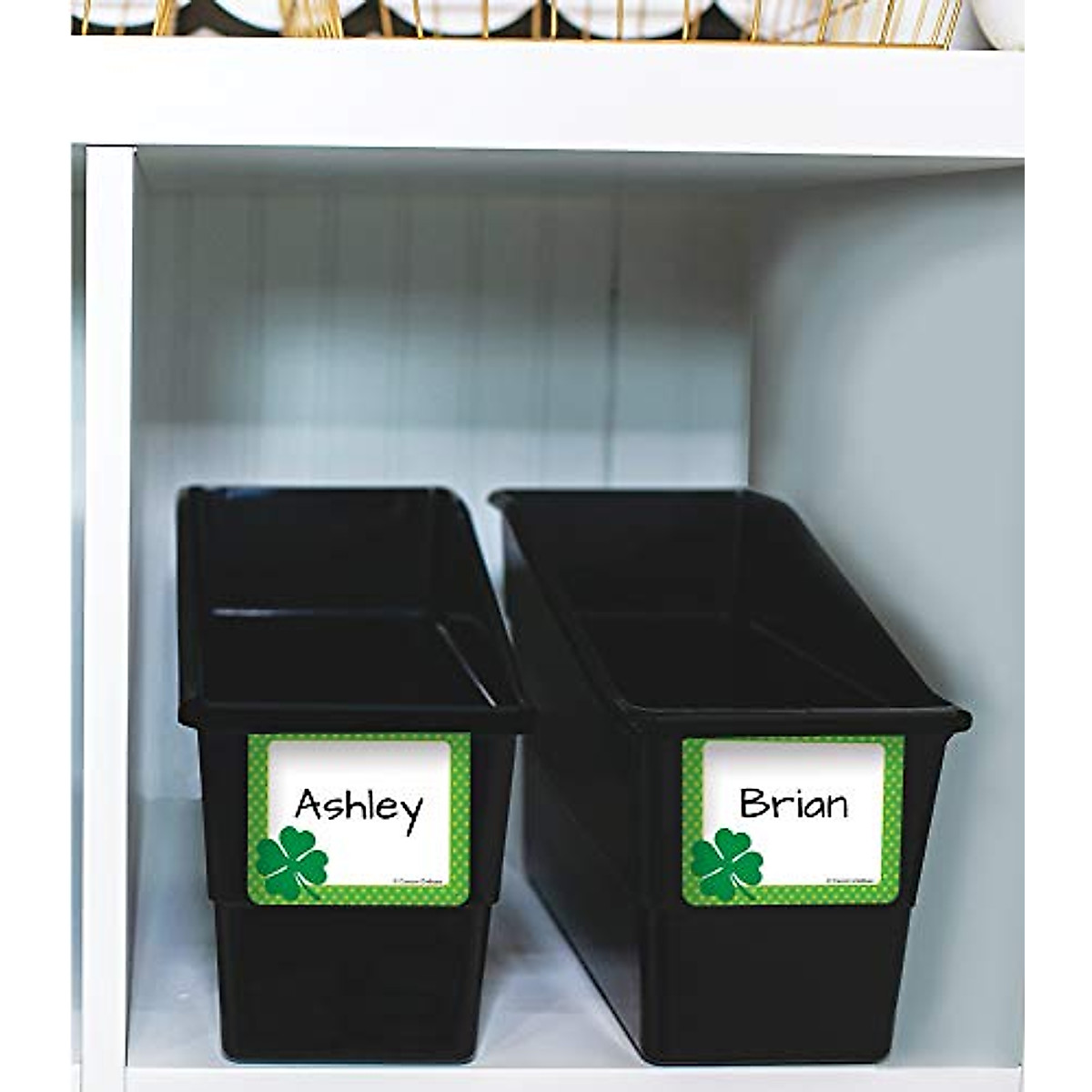 Carson Dellosa | St. Patrick's Day Name Tag Stickers | Self-Adhesive, 3-inch x 2.5-inch, 40ct