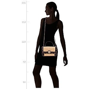 GUESS womens Always Convertible Crossbody Flap, Mocha Logo Multi, one size US