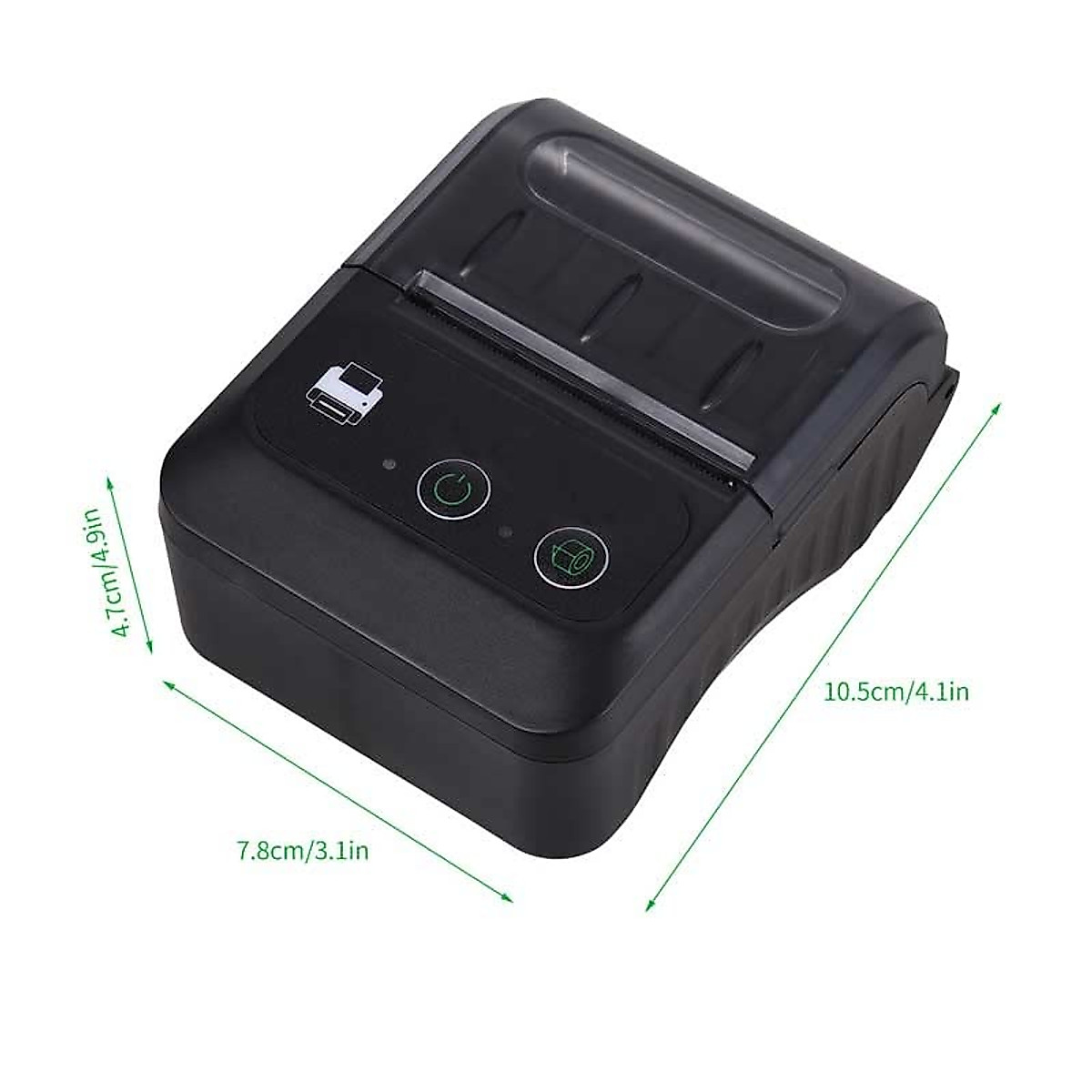 SLNFXC Portable Bluetooth Label Printer 58mm 2inch Wireless Bluetooth Thermal Printer Label Maker for Store Shipping Mini Label