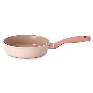 Neoflam Kitchen Nonstick 8-Inch Stir Frying Pan with Soft Touch Handle, Healthy Cooking Ceramic Coating Skillet, Induction Compatible Cookware, Flat Bottom Egg Omelet Pan, Made in Korea (20cm)