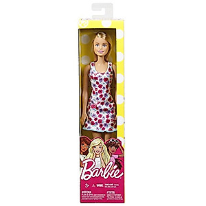 Barbie Doll - White Background Dress