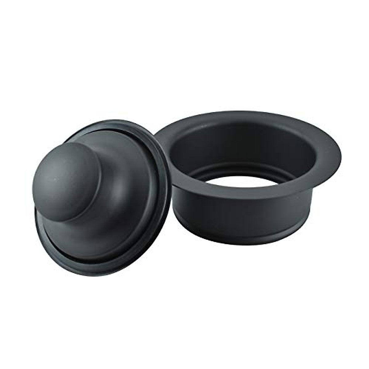 Keeney Manufacturing K5417BLK Garbage Disposal Flange and Stopper, Black