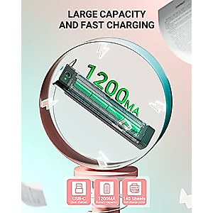 Portable Bluetooth Wireless Thermal Mobile-Printer - Compact Inkless Printer for Travel, Support Phone & Laptop, Small Printers for Home Use Vehicles Office School Tattoo Stencils(8.26"x 11.69")