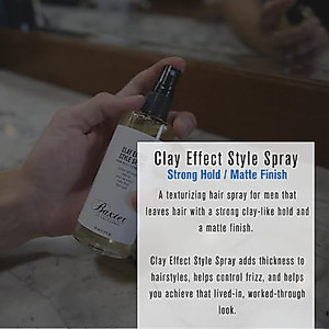 Baxter of California Clay Effect Style Spray for Men | Textured Finish | Strong Hold | Hair Styler | 4 fl. oz.