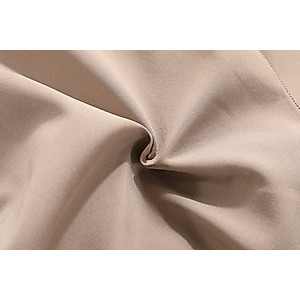 MOERDENG Men's Soft Shell Waterproof Winter Snow Ski Snowboarding Pants Fleece Cargo Hiking Pants