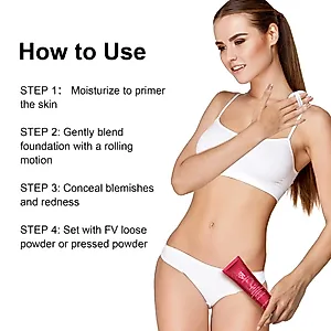 FV Waterproof Liquid Foundation, Dewy Finish Long Lasting Lightweight Medium Coverage Face Makeup for Normal & Dry Skin, Cruelty Free, Nourishing Toffee